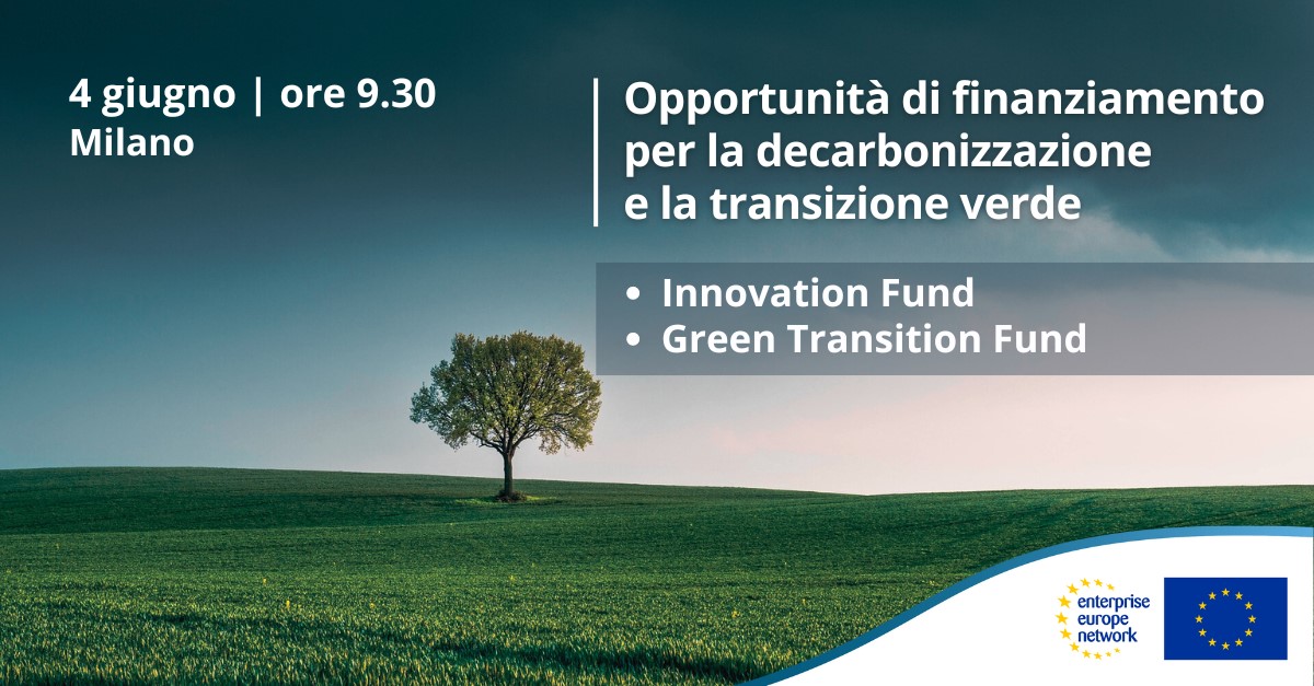 Finanziare innovazione, decarbonizzazione e transizione green - ReStart ...